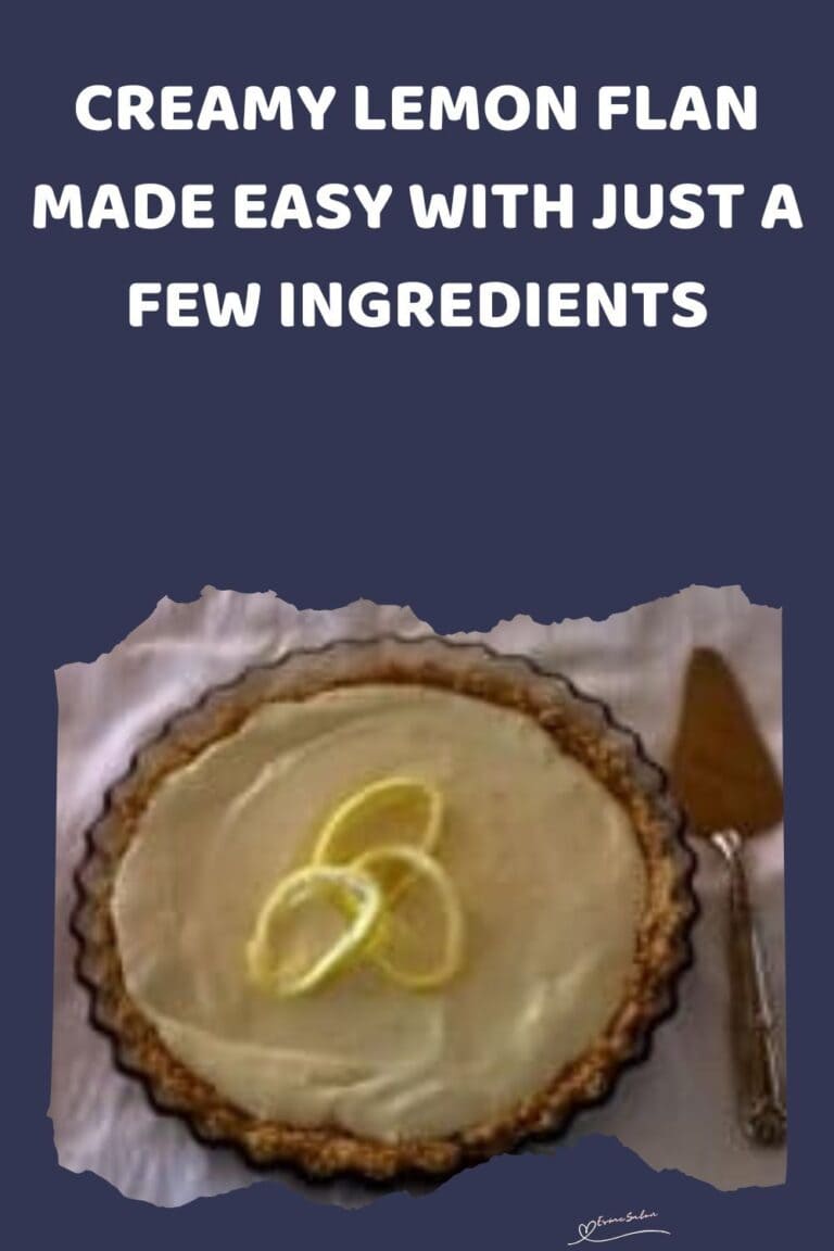 Lemon Flan