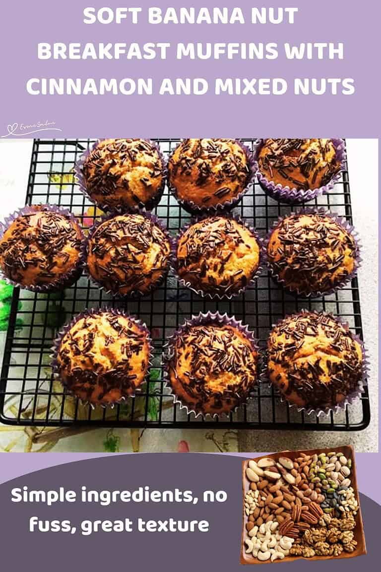 Banana Nut Breakfast Muffins