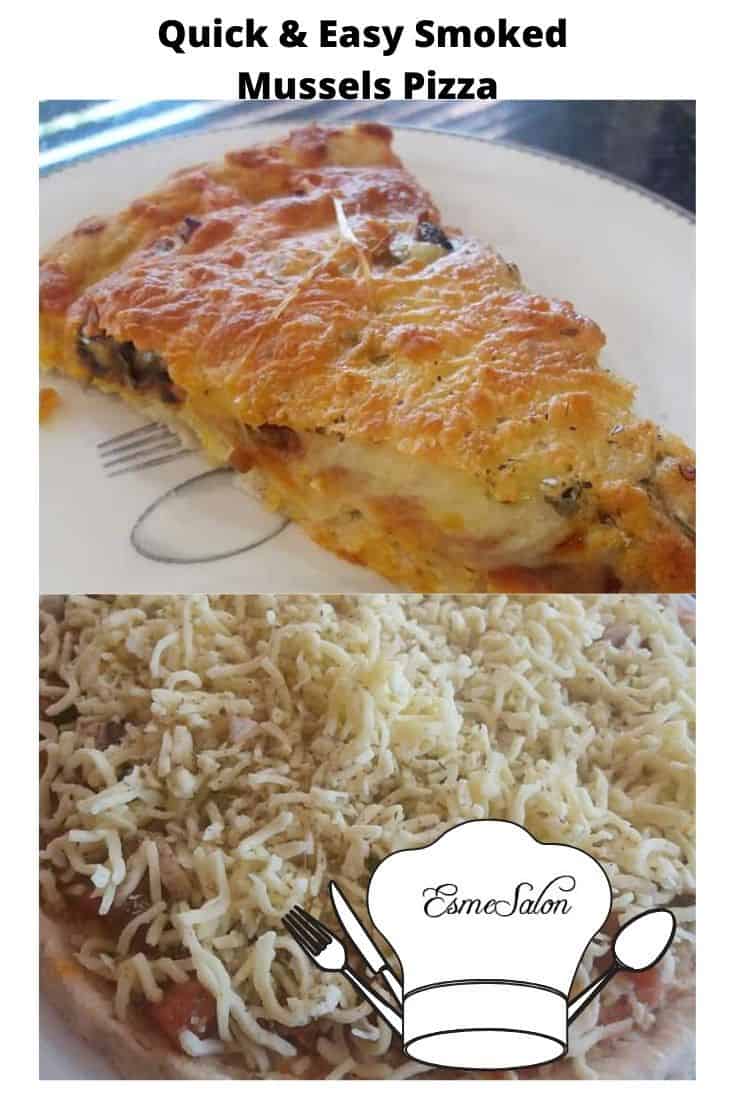 Quick & Easy Smoked Mussels Pizza • Esme Salon | Bloggers & Home Chefs