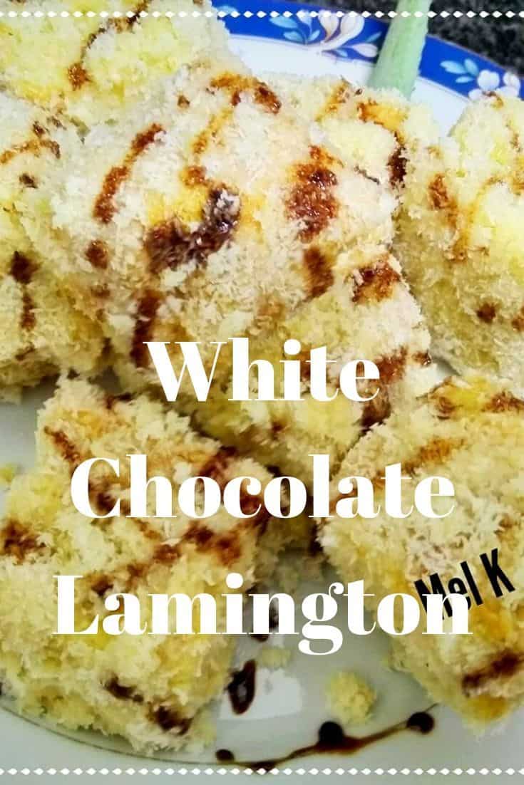 White Chocolate Lamington • Esme Salon | Bloggers & Home Chefs