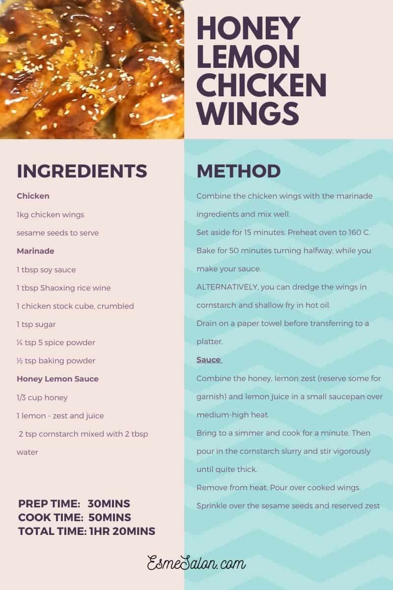Best Ever Sticky Chicken Wings • Esme Salon | Bloggers & Home Chefs