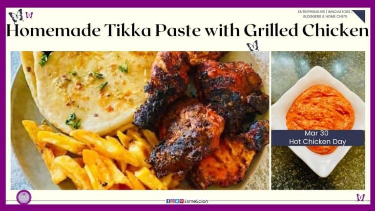 Homemade Tikka Paste with Grilled Chicken