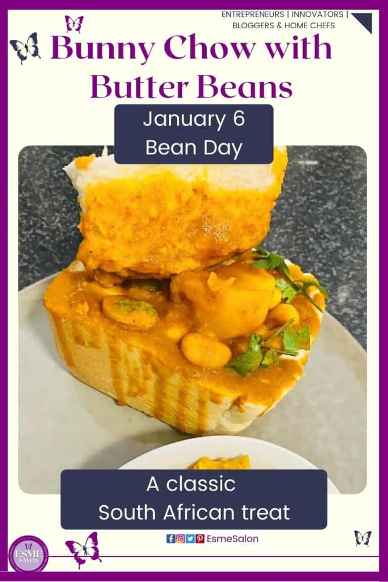 South African Bunny Chow With Butter Beans