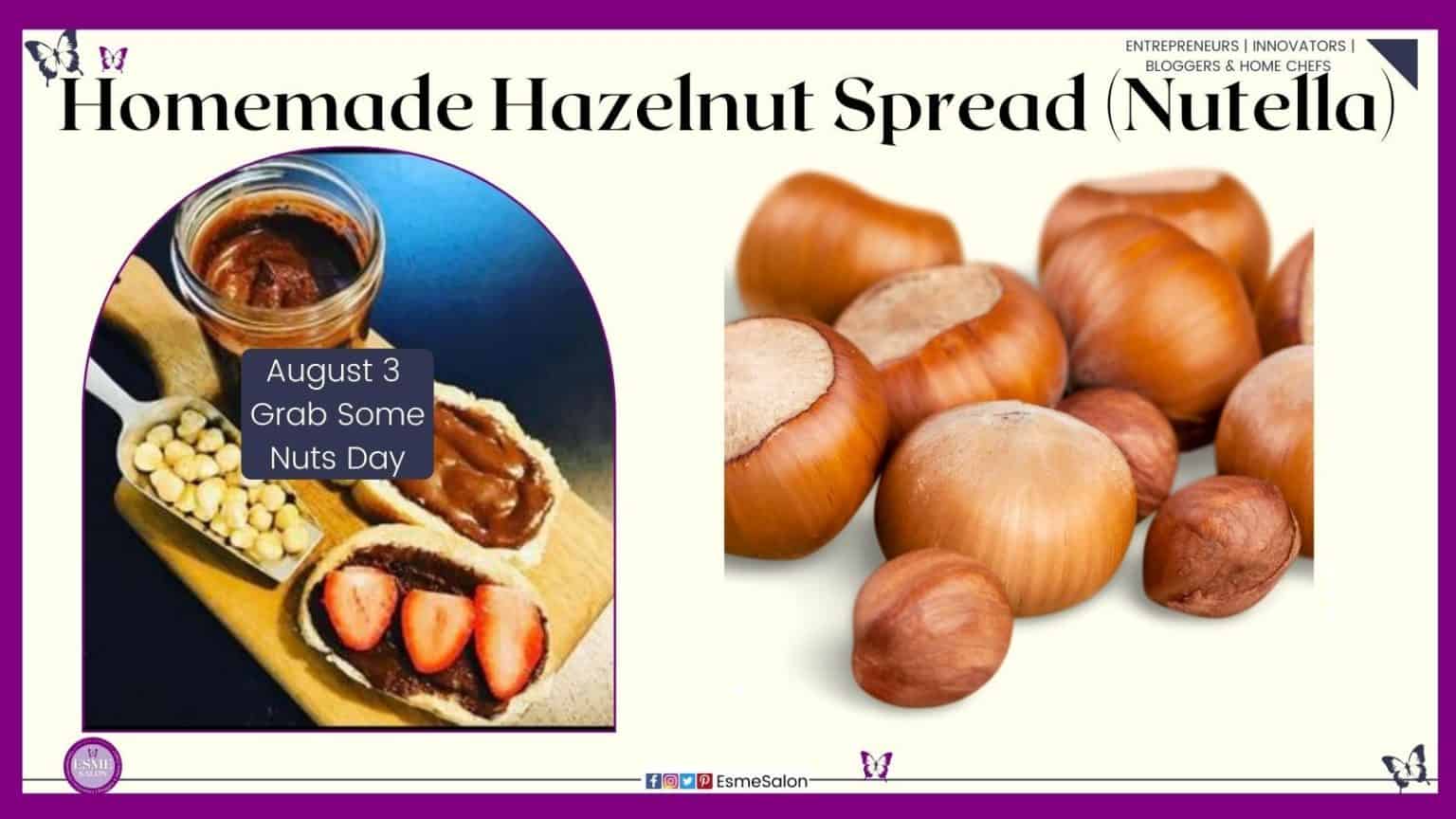 Homemade Hazelnut Spread (Nutella)