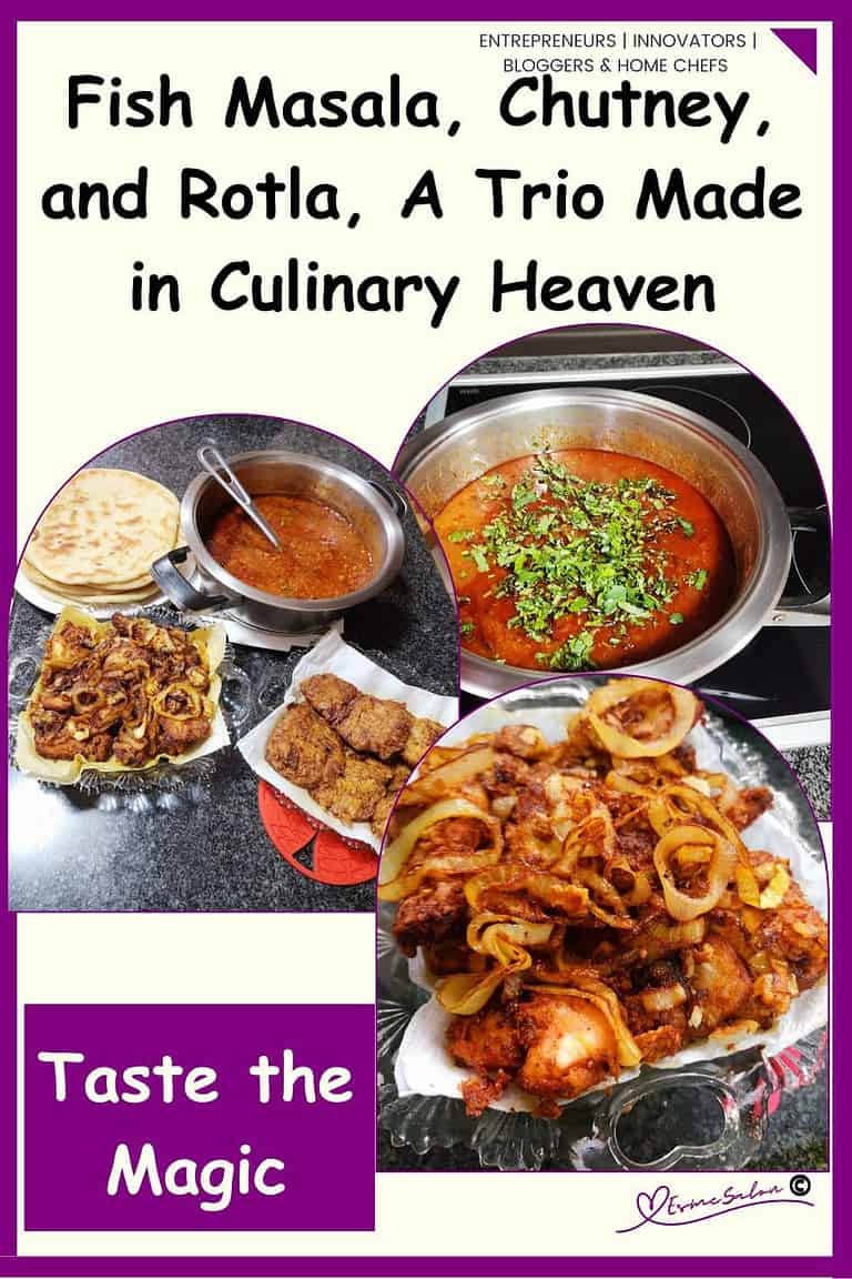 Fish Masala Chutney Rotla