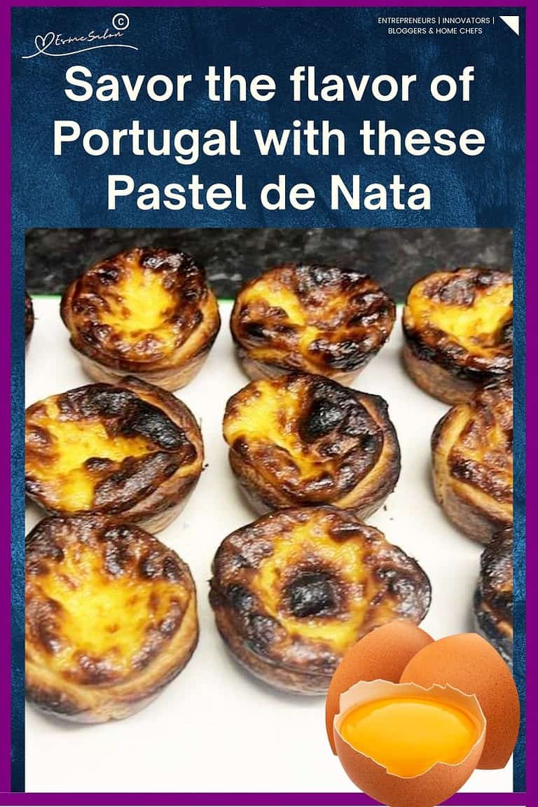 Pastel de Nata aka Portuguese Custard Tarts