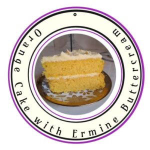 Orange cake with Ermine buttercream
